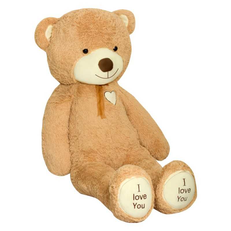 TEDBI XXL Plush Teddy Bear Sam 140cm Beige Colour